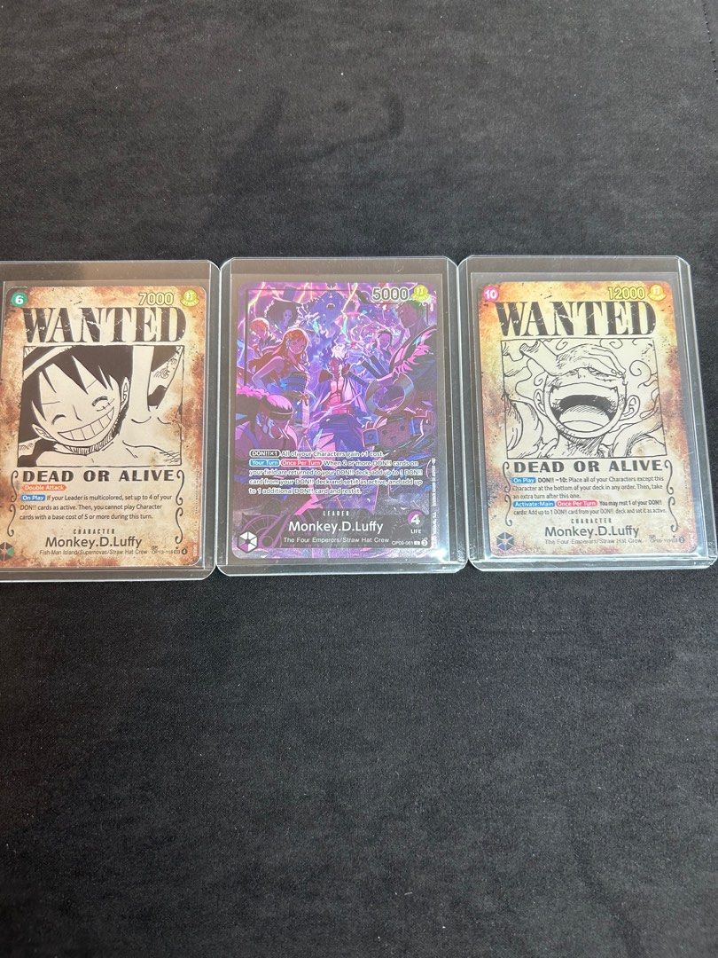 One Piece English Luffy Cards WTS/WTT, Hobbies & Toys, Toys & Games on ...