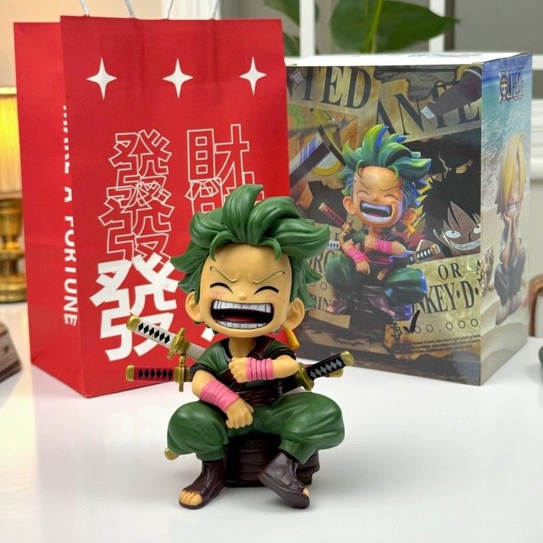 One Piece Zoro LED Night Light Figure (Laughing Ver.) + Dome Lamp Gift ...
