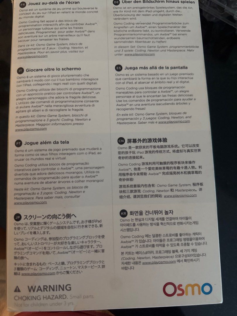 Osmo Coding Starter Kit for iPad, Hobbies & Toys, Toys & Games on Carousell