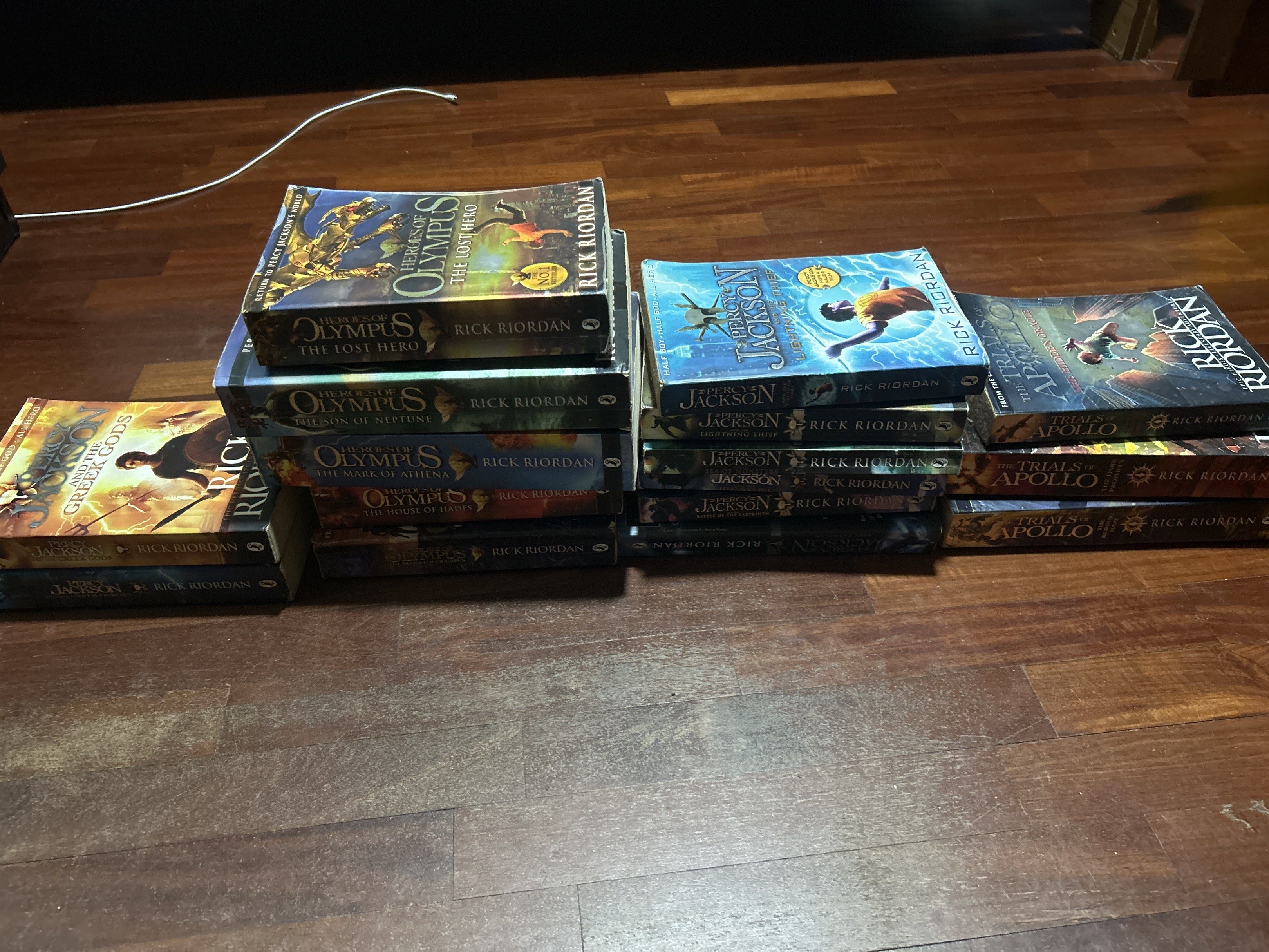 Percy Jackson MEGASet by Rick Riordan, Hobbies & Toys, Books ...