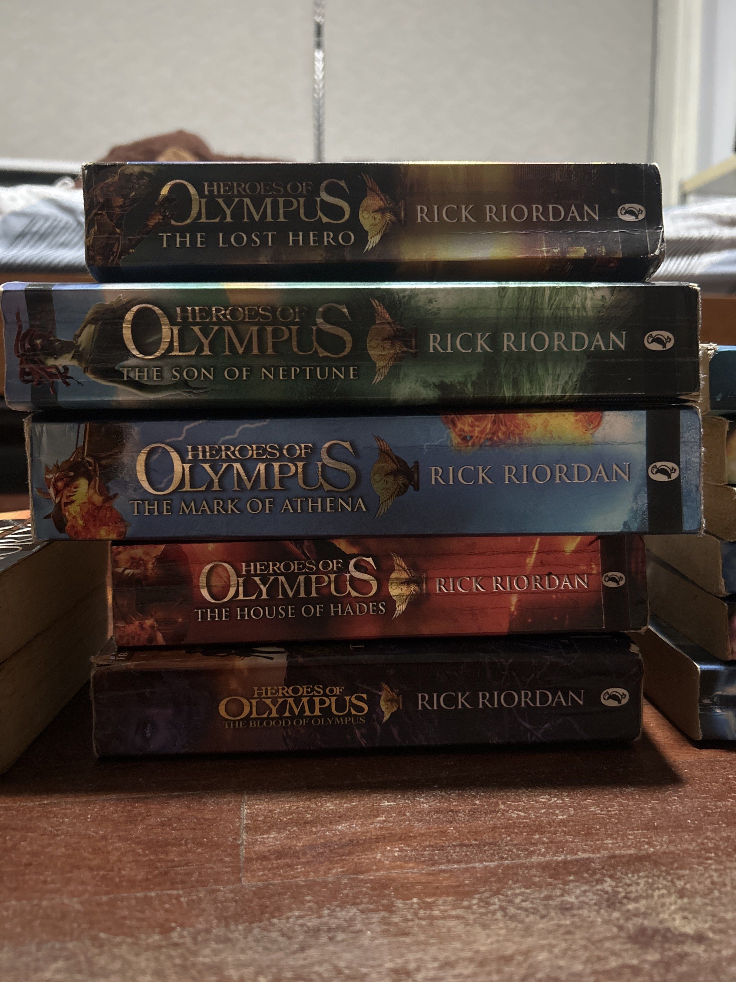 Percy Jackson MEGASet by Rick Riordan, Hobbies & Toys, Books ...