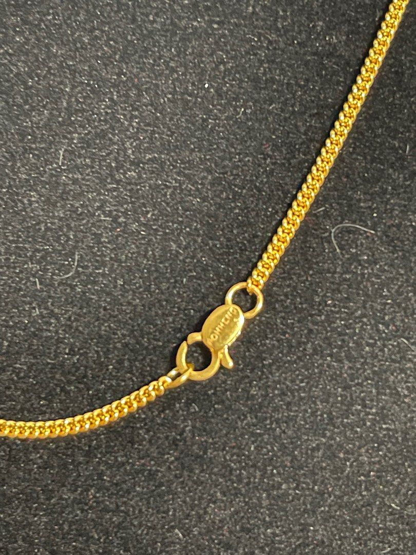 Pohheng 916 Gold Curb Chain Necklace $220 per gram fixed price , Women ...