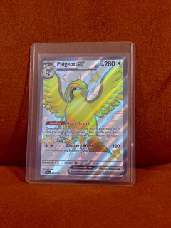 Pidgeot EX Pokemon Card, Hobbies & Toys, Toys & Games on Carousell