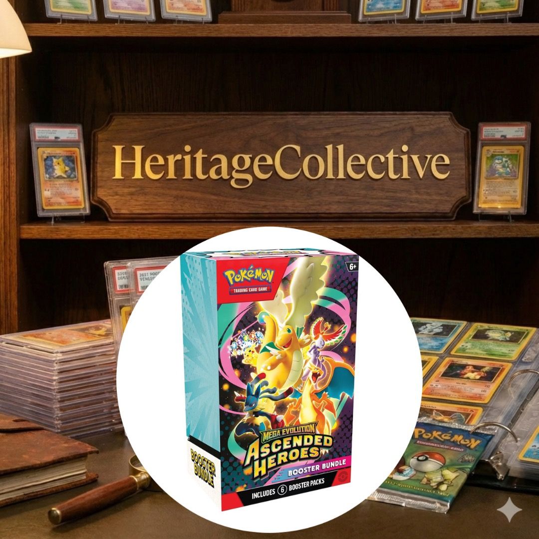 Pokemon EN ME03 Ascended Heroes Booster Bundle Factory Sealed Shrinked ...