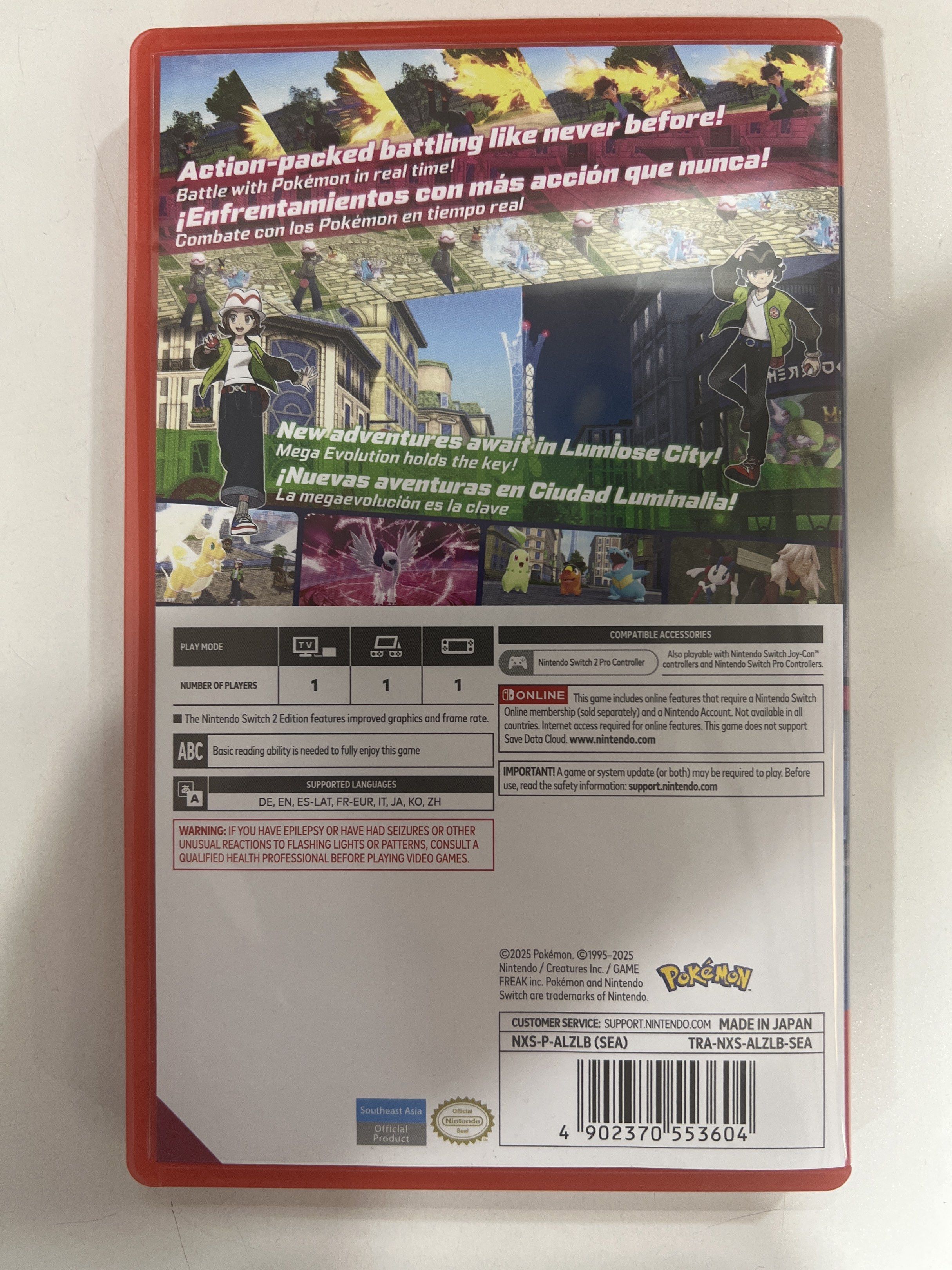 Pokemon Legends Z-A Nintendo Switch 2 Edition, Video Gaming, Video ...