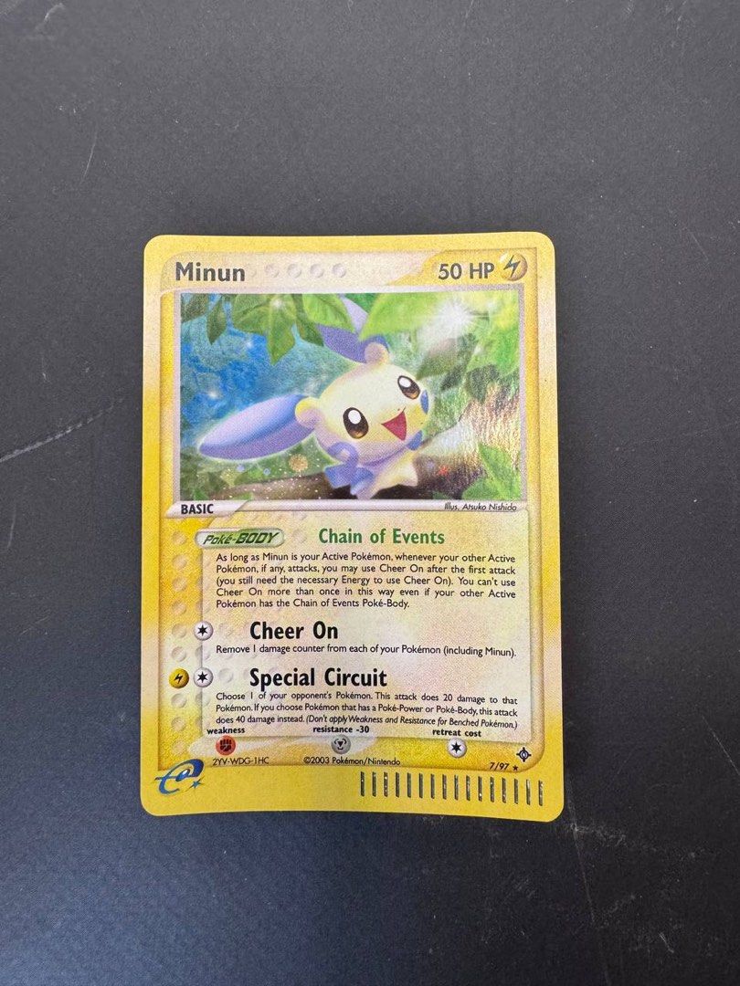 Pokemon Pokémon Minun, Hobbies & Toys, Toys & Games on Carousell