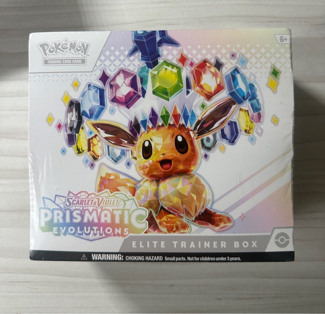 Pokemon Scarlet & Violet Prismatic Evolutions Elite Trainer Box ...