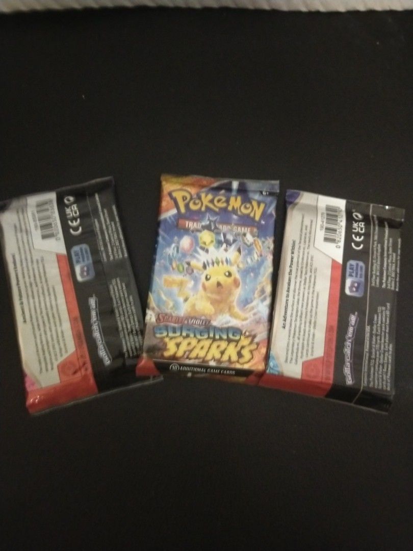 Pokemon TCG Booster Packs - Temporal Forces, Surging Sparks, Stellar ...