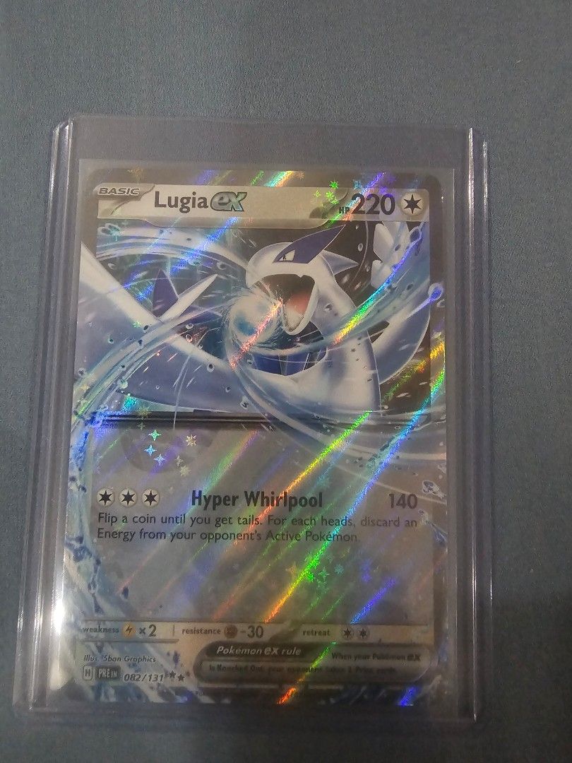 Pokemon TCG Lugia EX Full Art Card, Hobbies & Toys, Toys & Games on ...