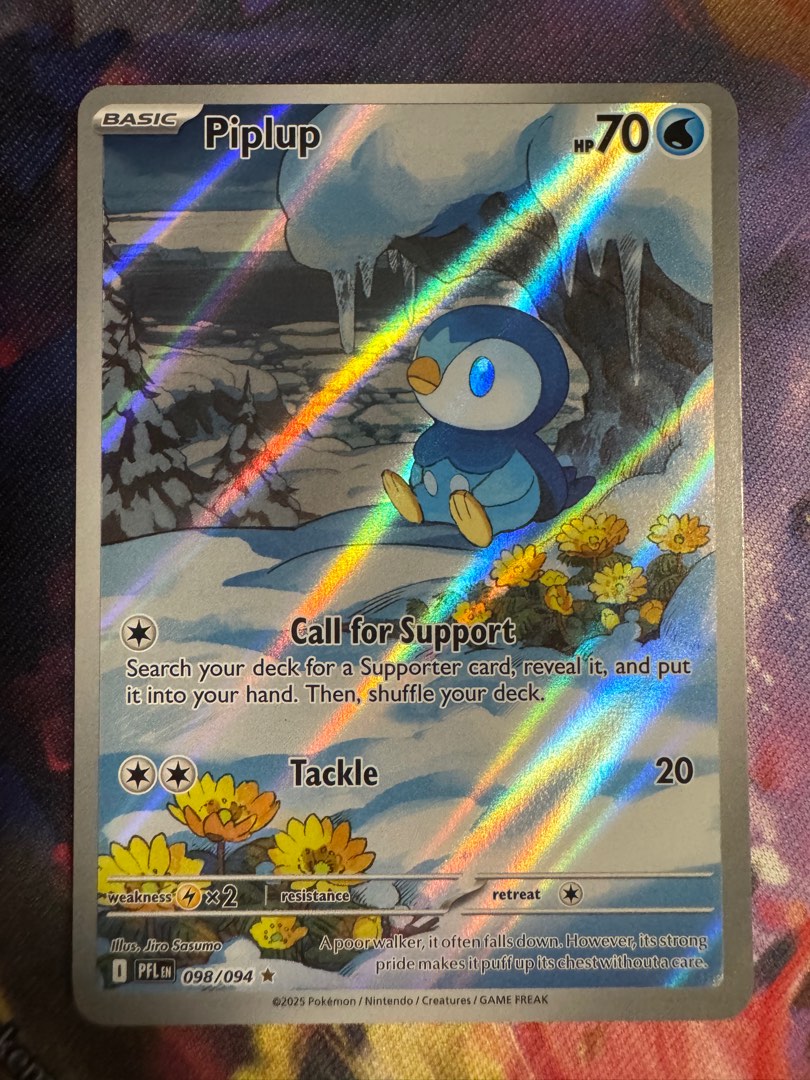 Pokemon TCG Phantasmal Flames Piplup #98, Hobbies & Toys, Toys & Games ...