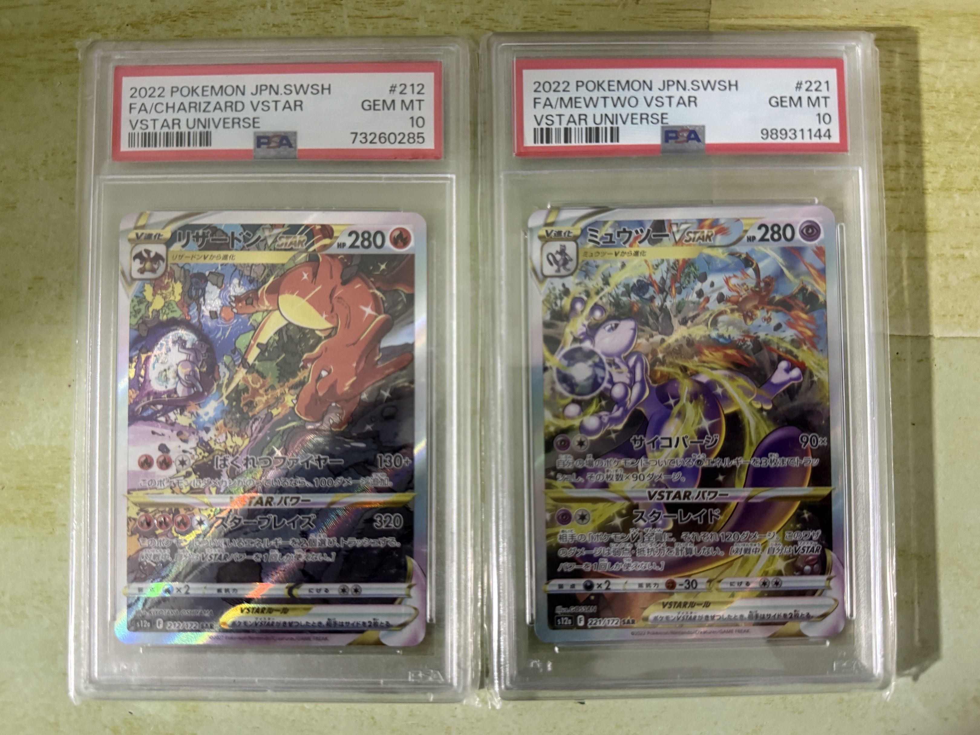 Pokemon VSTAR Universe Charizard & Mewtwo PSA 10, Hobbies & Toys, Toys ...
