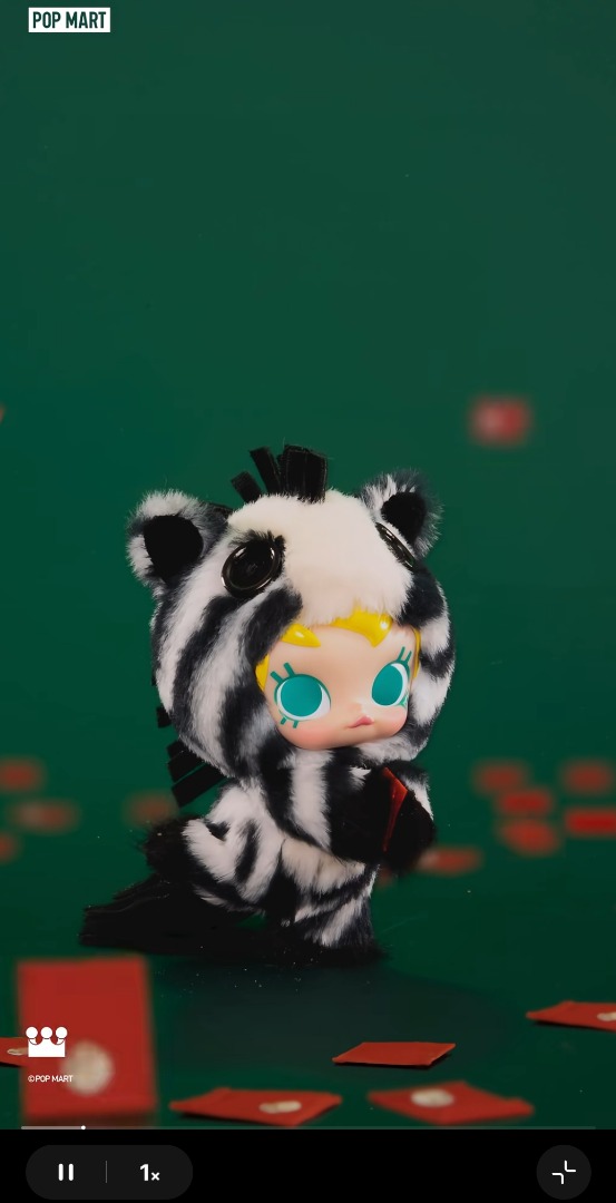 Pop Mart Molly Zebra Figure, Hobbies & Toys, Toys & Games on Carousell