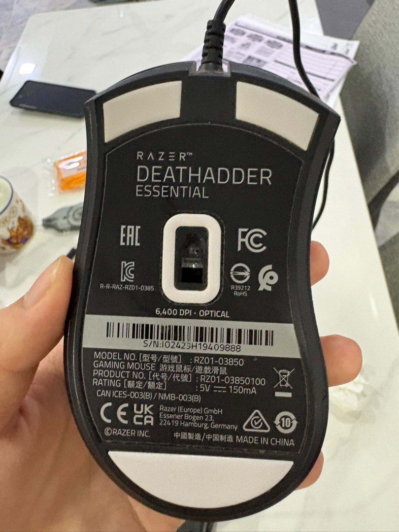 Razer DeathAdder Essential Gaming Mouse, Computers & Tech, Parts ...