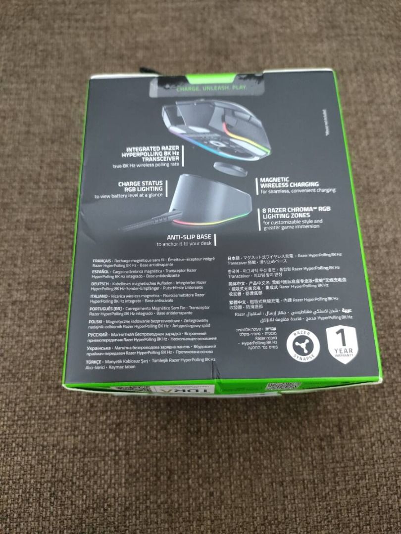 Razer Mouse Dock Pro Mouse Charging Dock RZ81-01990100-B3M1 Wireless ...