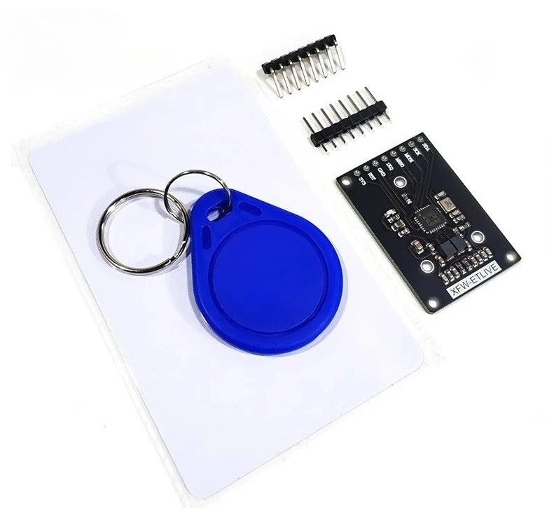 RC522 Mini 迷你 RFID 讀寫模組 13.56MHz｜Arduino / DIY / Maker 用｜連白卡+匙扣RC522 ...