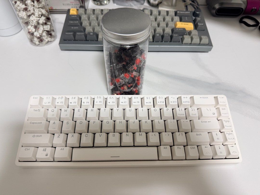 RK68 Keyboard Bluetooth Hot Swappable Red Switch, Computers & Tech ...