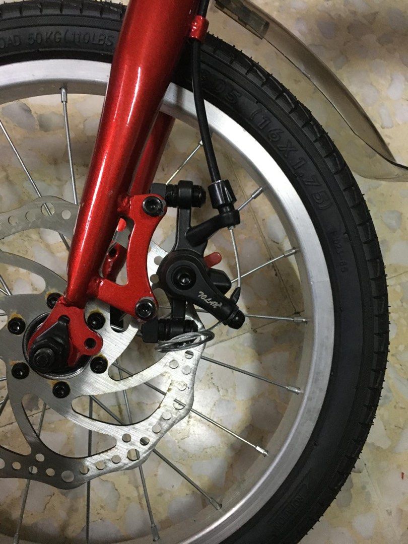 SANHIM Folding Bike - Red, Sports Equipment, Bicycles & Parts, Bicycles ...