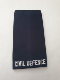 $8 each. SCDF Paramedic Velcro patch sew / Civil defense rank gold no.3 ...