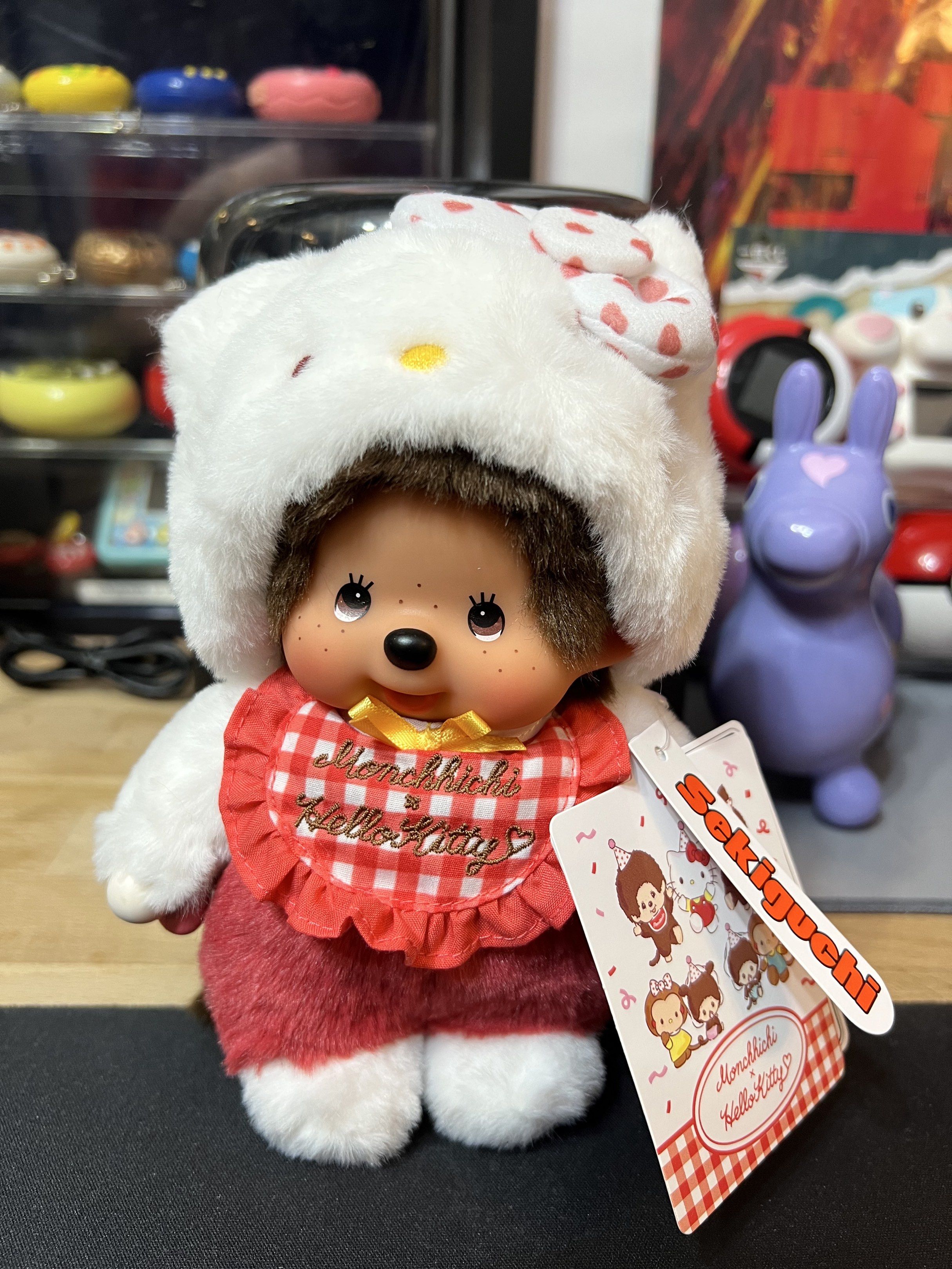 Sekiguchi Monchhichi X Hello Kitty Plush (Standing), Hobbies & Toys ...
