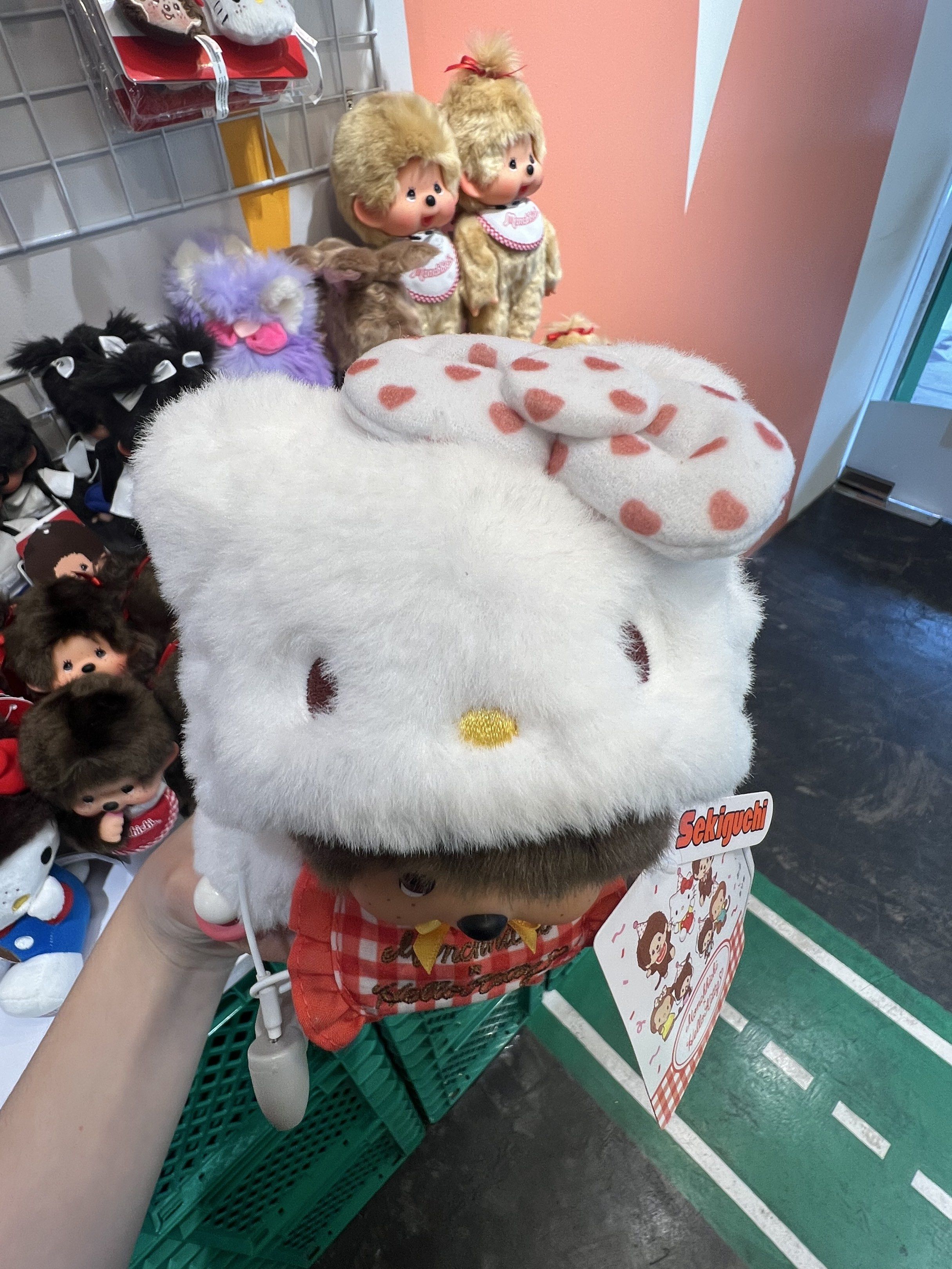 Sekiguchi Monchhichi x Hello Kitty Plush, Hobbies & Toys, Toys & Games ...