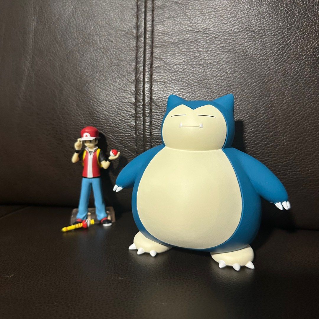 Snorlax and Red Figure Pokemon Scale World Set, Hobbies & Toys, Toys ...