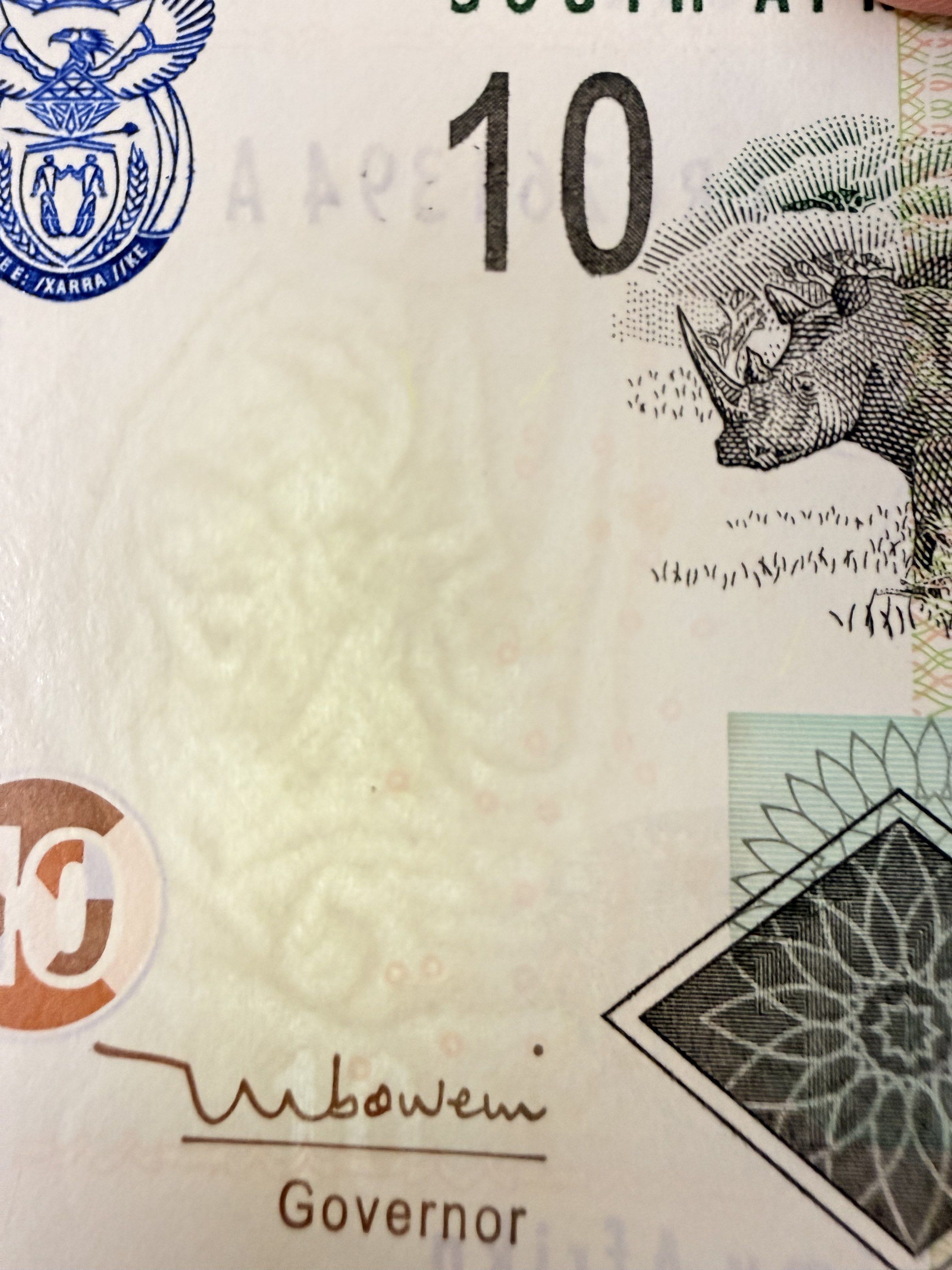 South African 10 Rand Banknote, Hobbies & Toys, Memorabilia ...