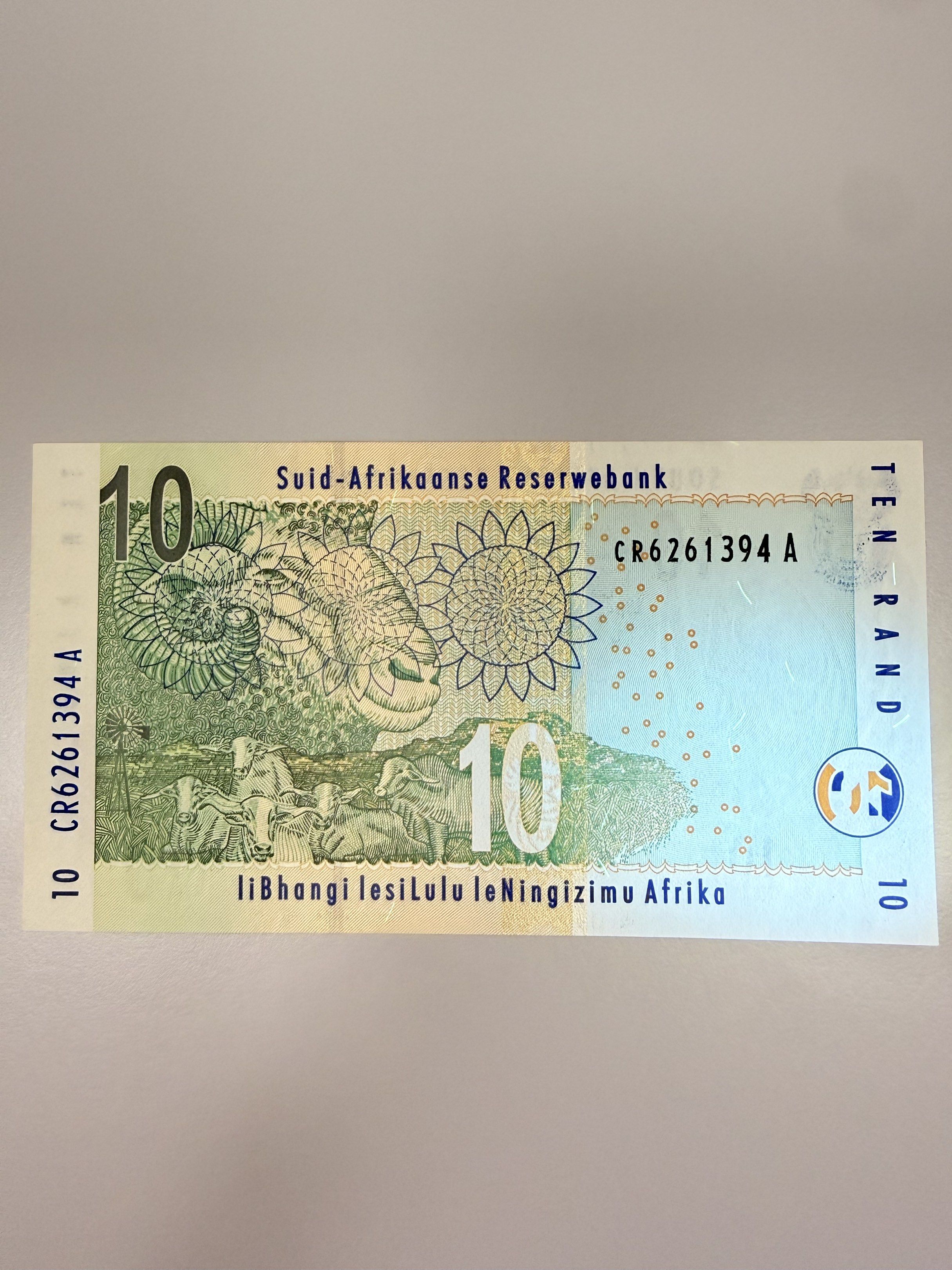 South African 10 Rand Banknote, Hobbies & Toys, Memorabilia ...