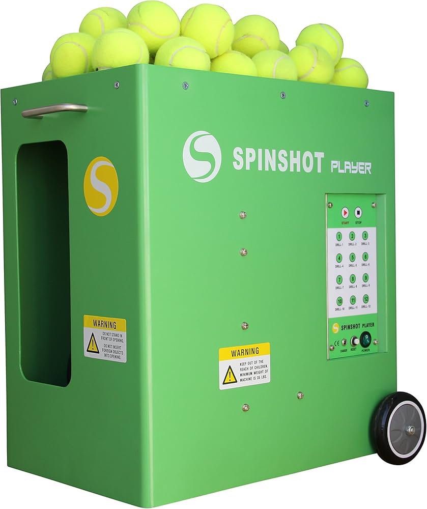 Spinshot Player Tennis Ball Machine, Sports Equipment, Sports & Games ...