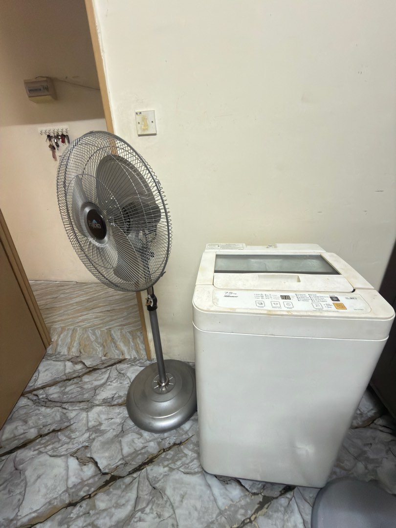 Standing Fan and Top Load Washing Machine, TV & Home Appliances, Other ...