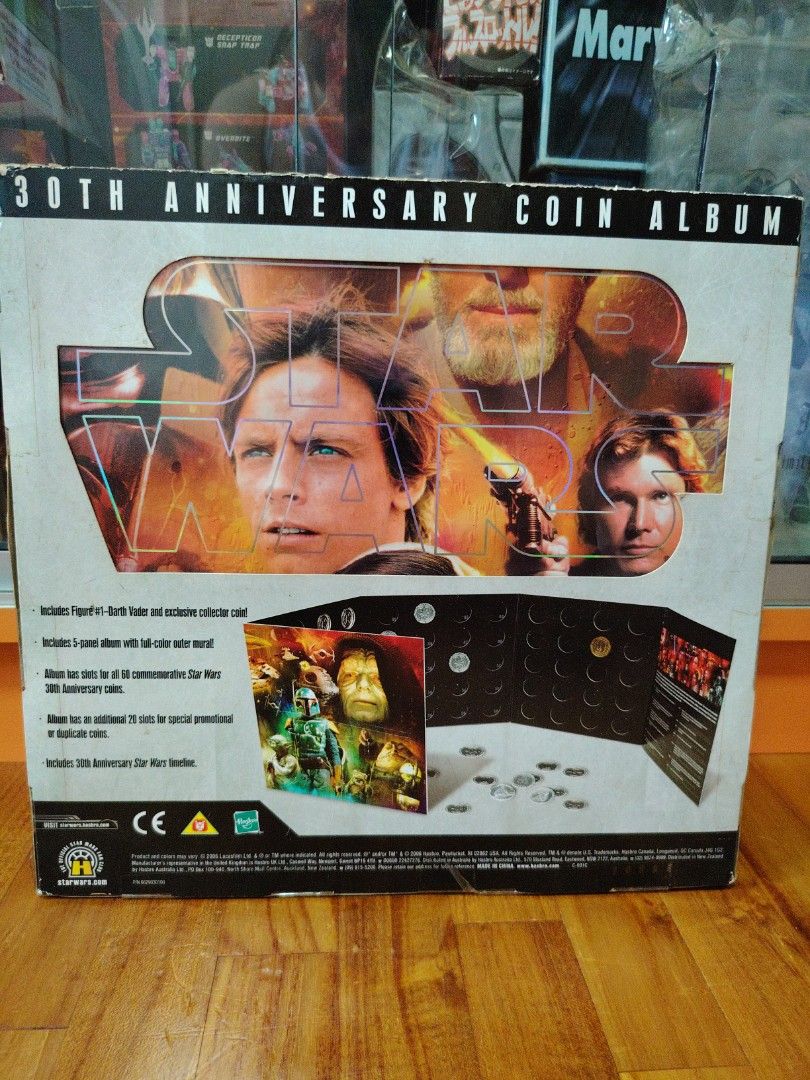 Star Wars 30th Anniversary Darth Vader Coin Album, Hobbies & Toys, Toys ...