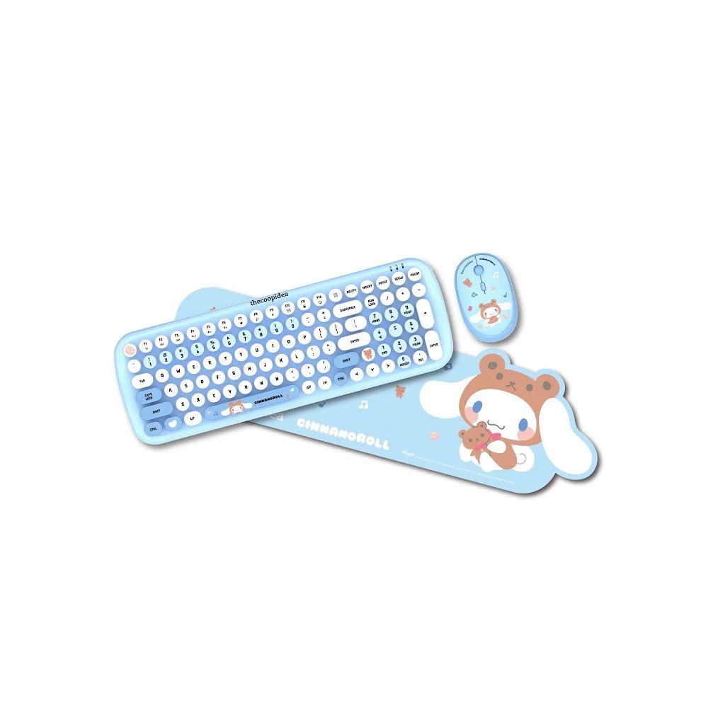 thecoopidea Sanrio TAPPY+ Wireless Keyboard & Mouse Set - Cinnamoroll ...