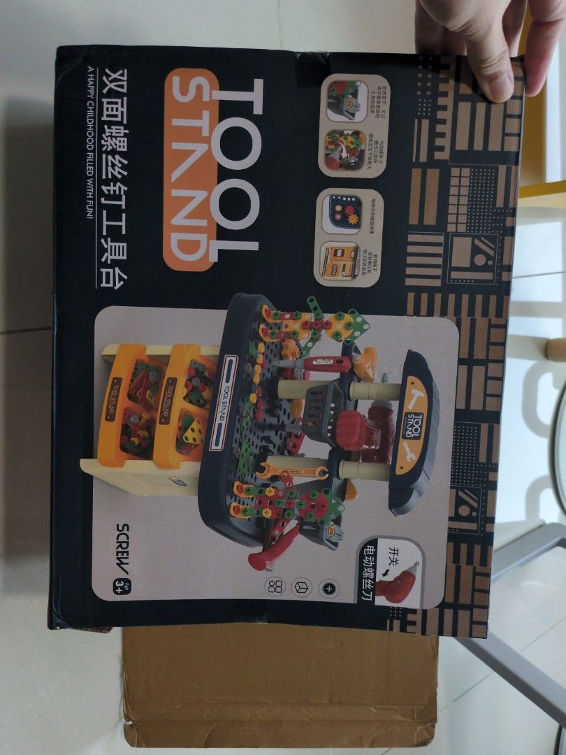 Tool Stand Toy Set for Kids (Children Engineer Station), Hobbies & Toys ...
