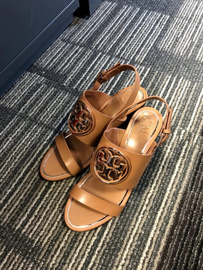 Tory Burch Miller Sandals - Brown, Women's Fashion, Footwear, Sandals ...