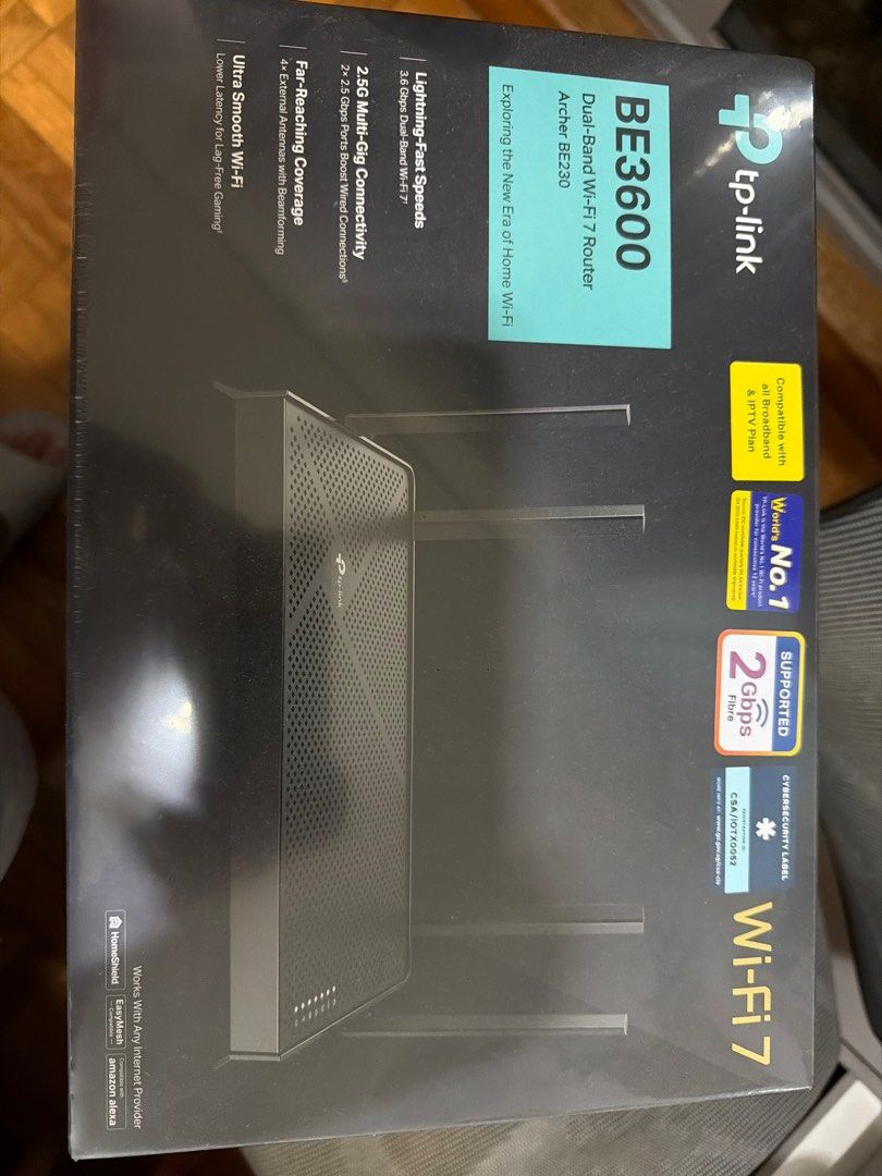 TP-Link BE3600 Dual-Band Wi-Fi 7 Router, Computers & Tech, Parts ...