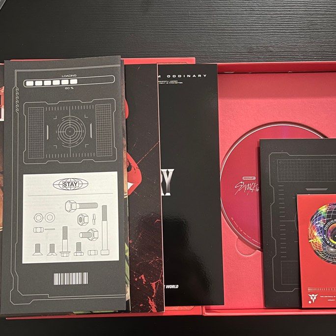 UNSEALED/OPENED Stray Kids ODDINARY Album (Red), Hobbies & Toys ...
