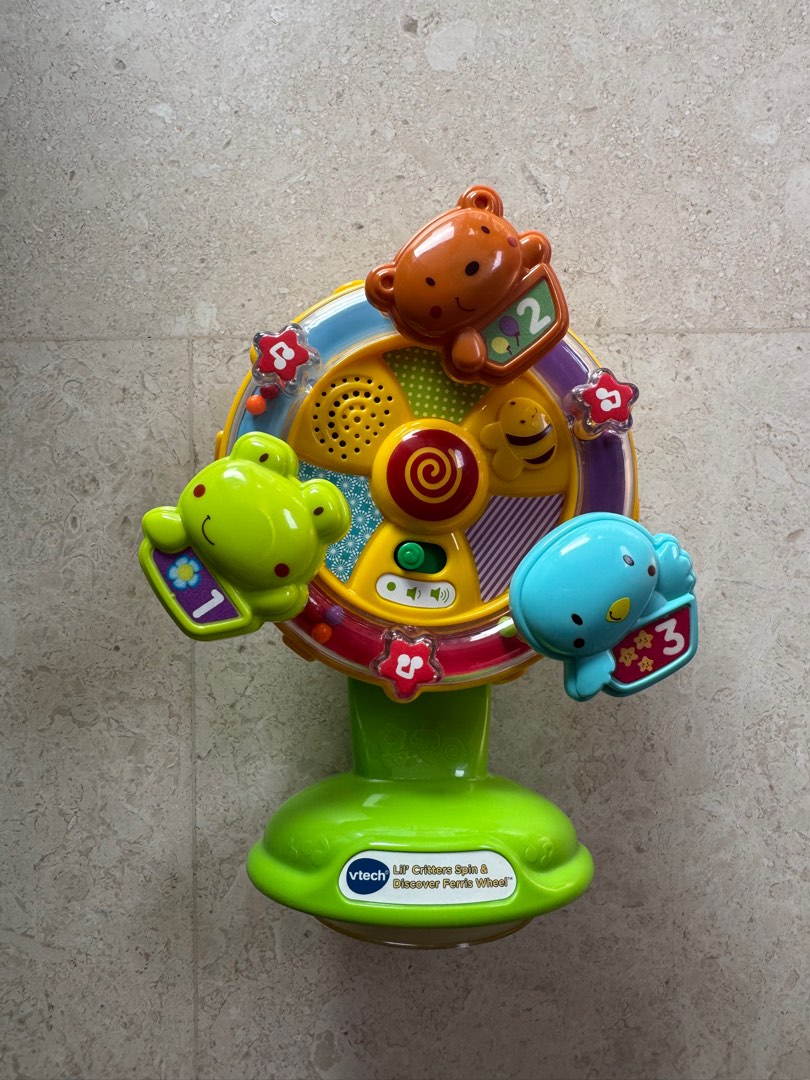 VTech Lil' Critters Spin & Discover Ferris Wheel, Babies & Kids, Infant ...