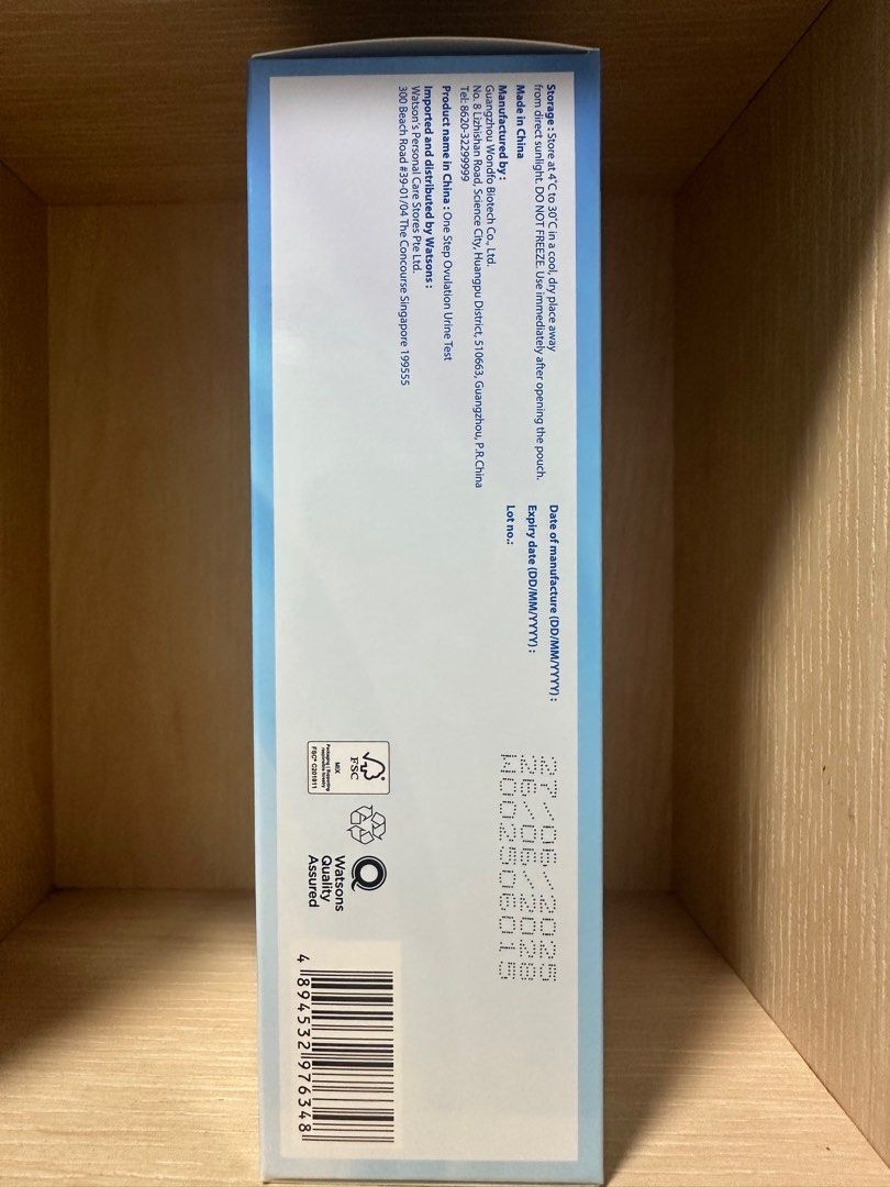 Watsons One Step Ovulation Test Stick 5s, Health & Nutrition, Medical ...