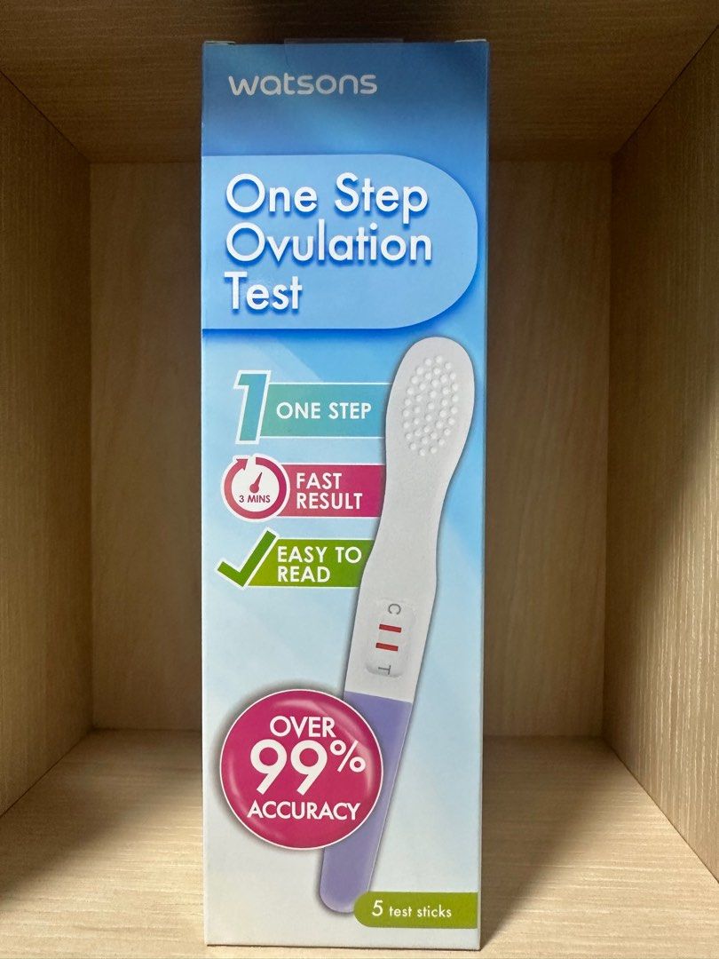 Watsons One Step Ovulation Test Stick 5s, Health & Nutrition, Medical ...
