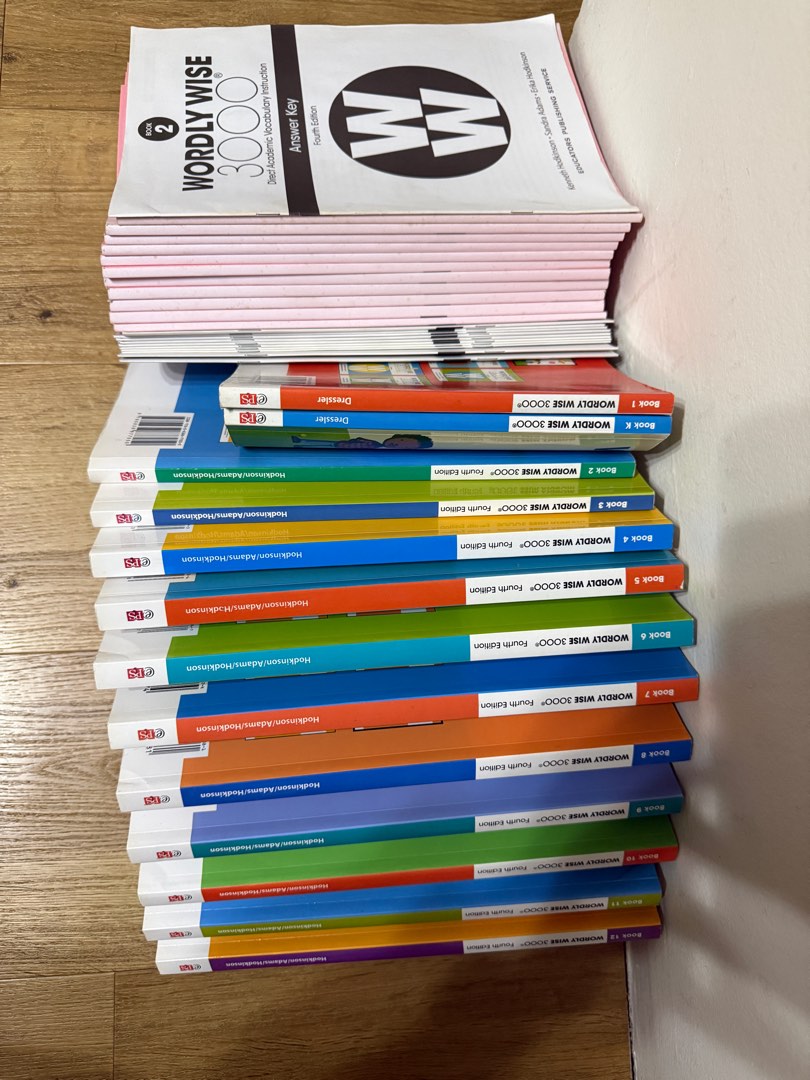 Wordly Wise 3000 Vocabulary Books - Fourth Edition, Hobbies & Toys ...