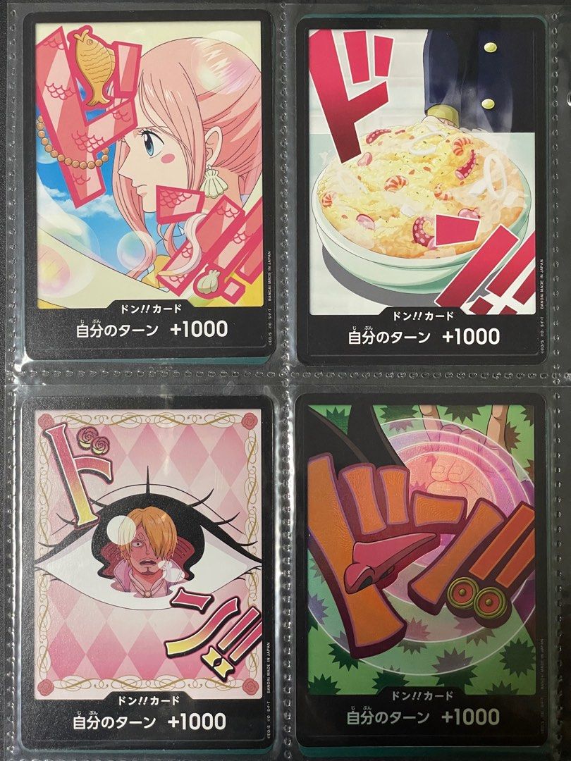 [WTS] 20 One Piece cards - Rare DON!! Card Bundle (Inc. GOLD Textured ...