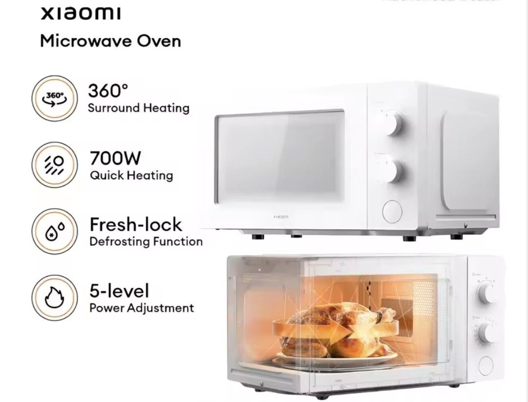 Xiaomi 20L Microwave Oven - Brand New, TV & Home Appliances, Kitchen ...