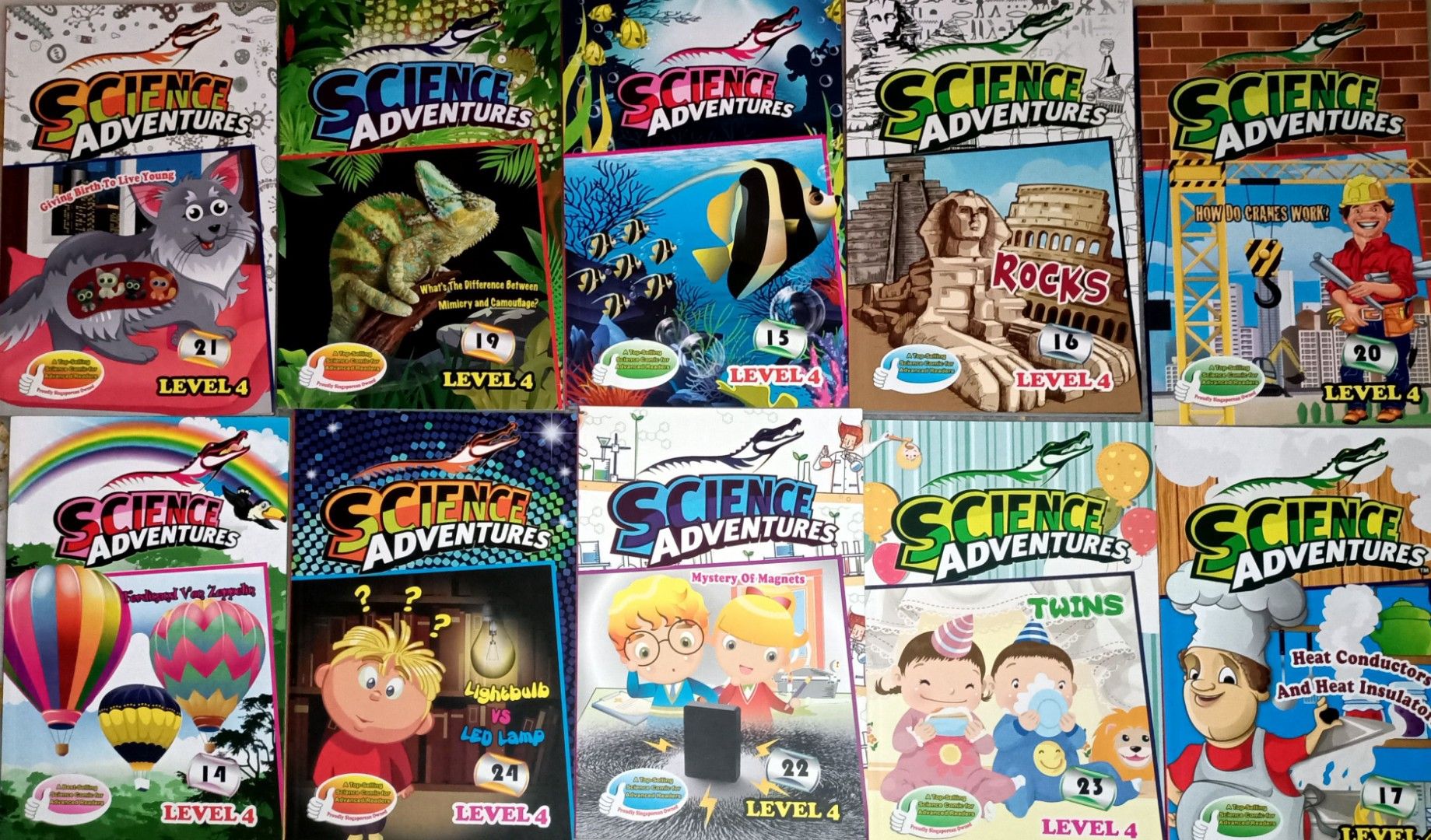 Young Scientists & Science Adventures Books - Level 4 free post ...