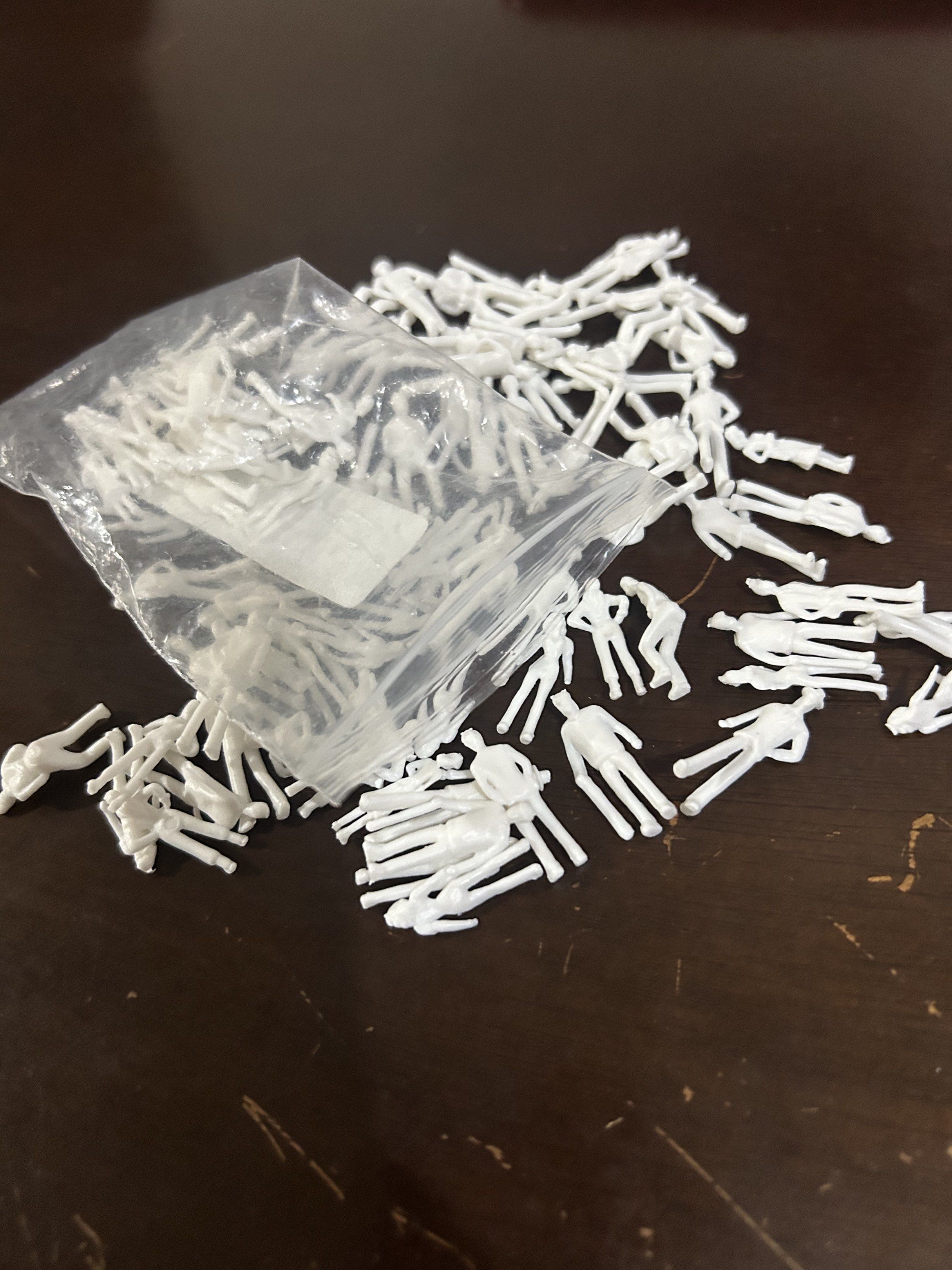 100pcs 1:100 scale Miniature Model Humans for Miniature, Architectures ...