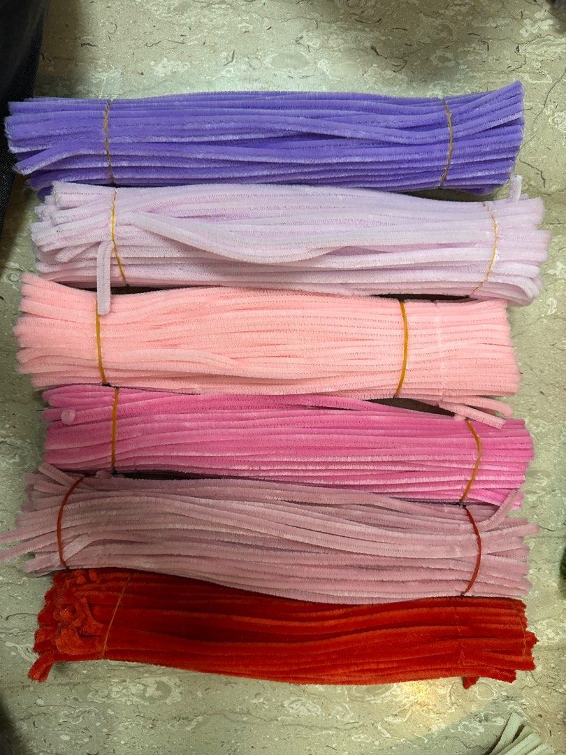 100pcs Colorful Pipe Cleaners, Hobbies & Toys, Stationery & Craft ...