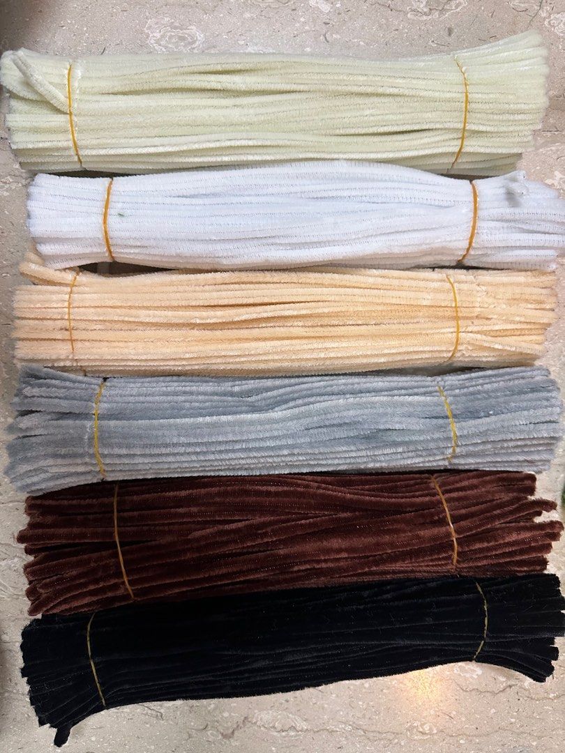 100pcs Colorful Pipe Cleaners, Hobbies & Toys, Stationery & Craft ...