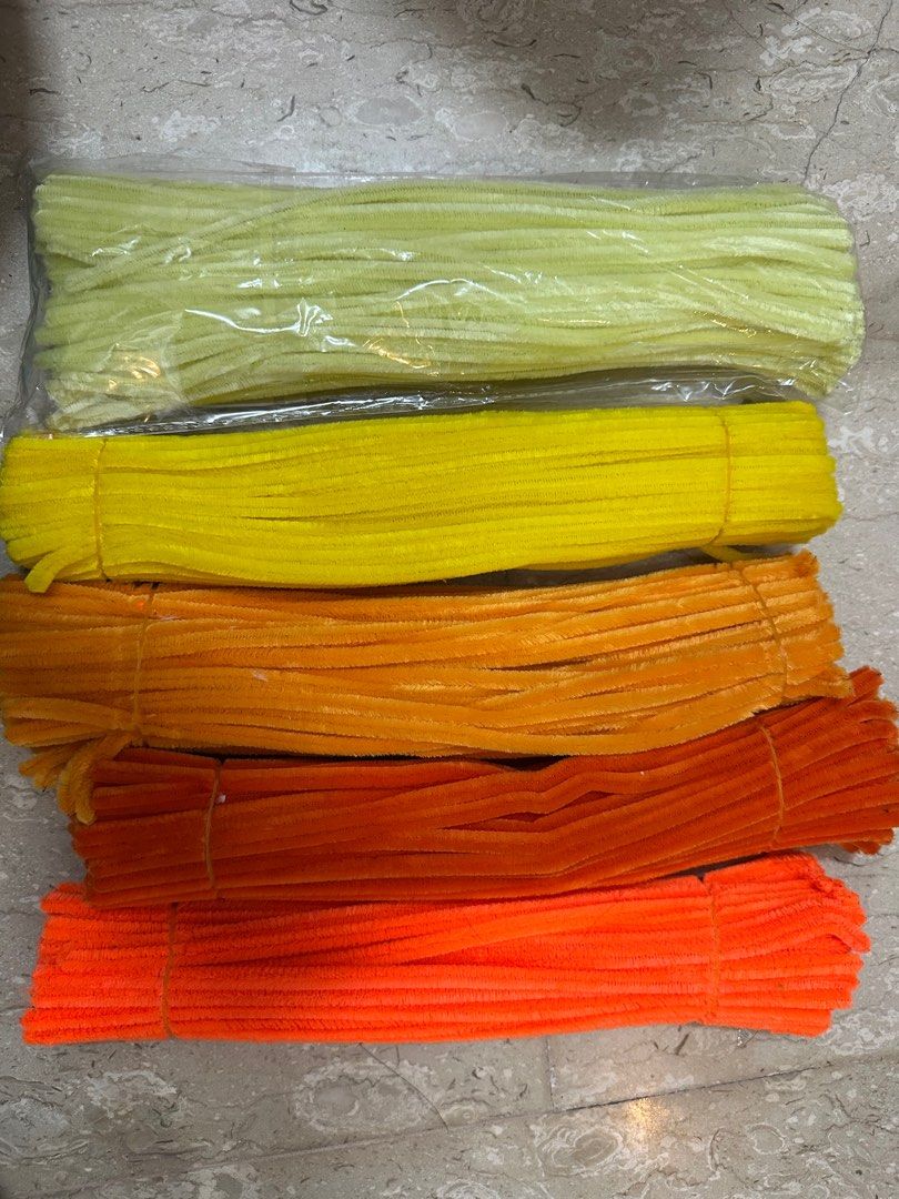 100pcs Colorful Pipe Cleaners, Hobbies & Toys, Stationery & Craft ...