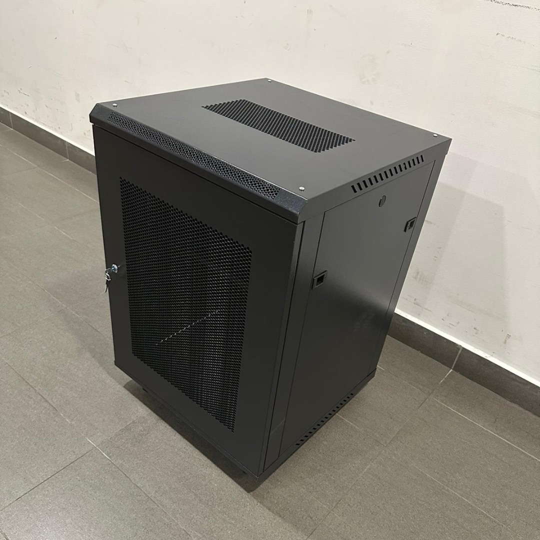 15U 19inch Server Rack Enclosure with Glass/mesh Door cam Locks and ...