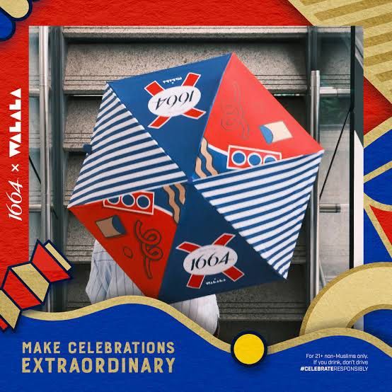 1664 x WALALA Limited Edition Umbrella, Hobbies & Toys, Travel ...