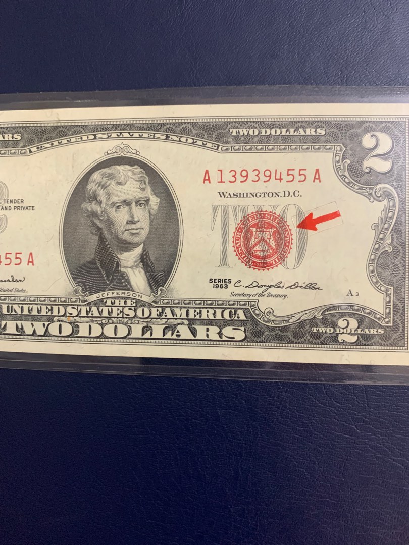 1963 Two Dollar Bill, Hobbies & Toys, Memorabilia & Collectibles ...