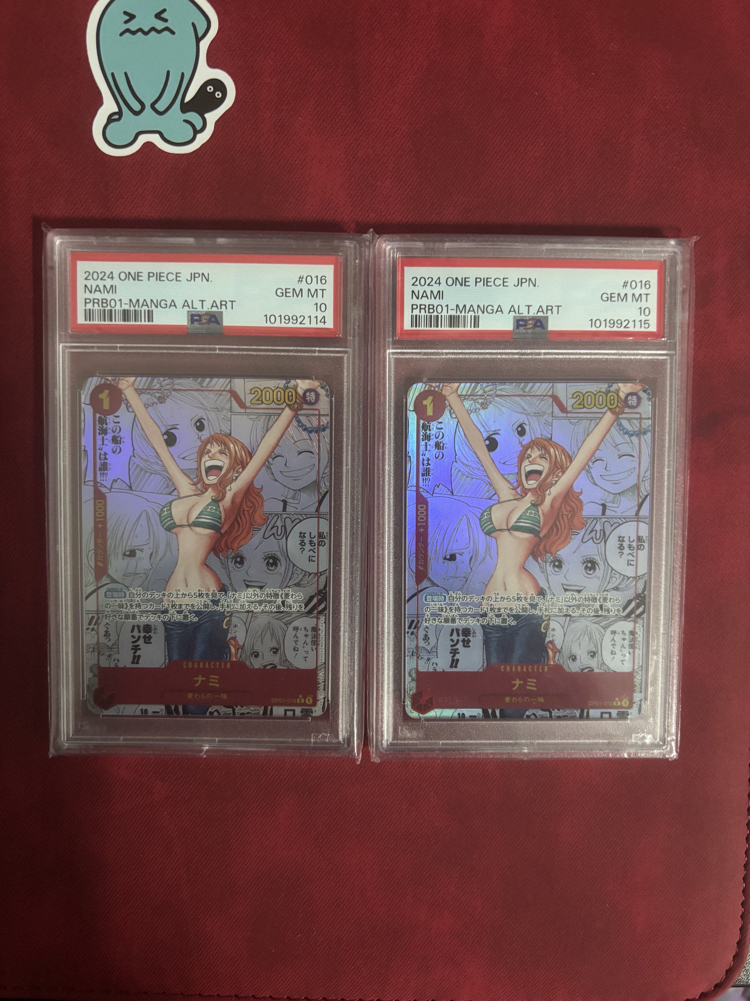 2024 One Piece JPN Nami Manga Alt Art PSA 10, Hobbies & Toys, Toys ...